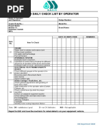 C03.Safety Inspection Checklist For Backhoe Loader (JCB) | PDF | Technology & Engineering