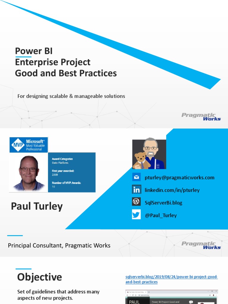 Power BI Enterprise Project Good and Best Practices: For Designing ...