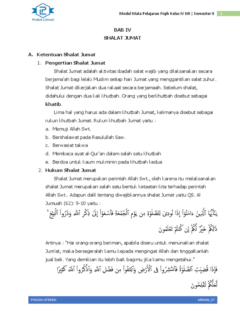 Modul Fiqih MI 4 S2 | PDF