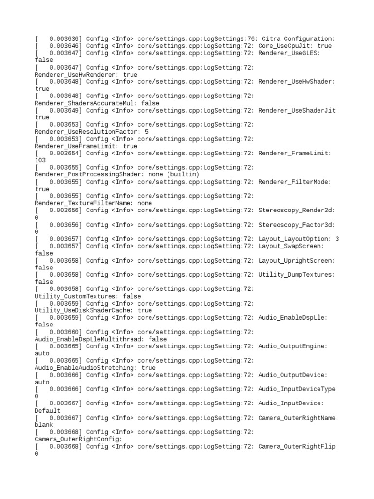 Citra Log | PDF | Shader | Rendering (Computer Graphics) Citra Log | PDF | Shader | Rendering (Computer Graphics)