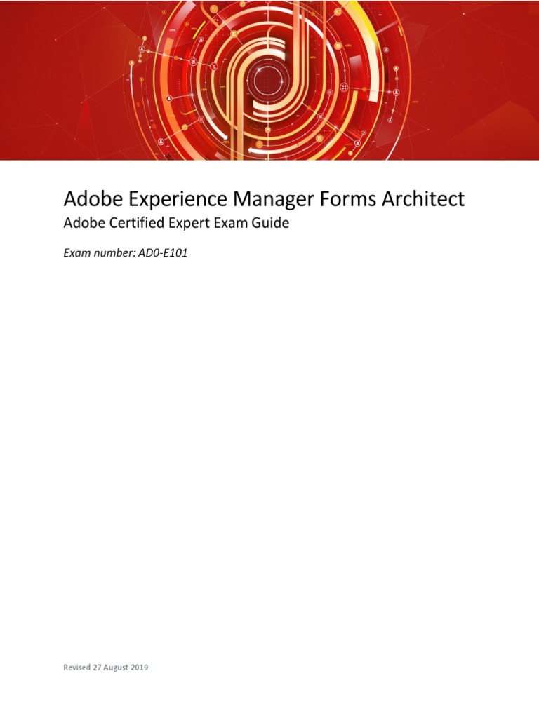 Adobe Experience Manager Forms Architect: Adobe Certified Expert Exam ...