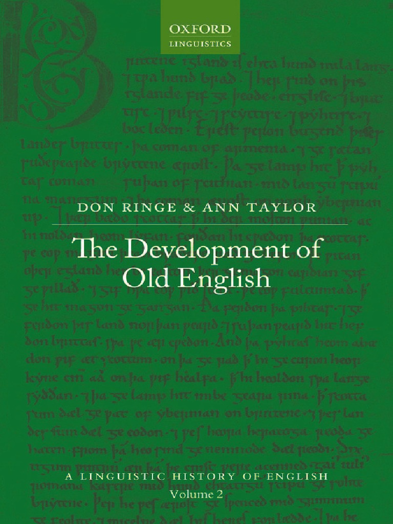 (Don Ringe, Ann Taylor) The Development of Old Eng (Book4You) | PDF ...