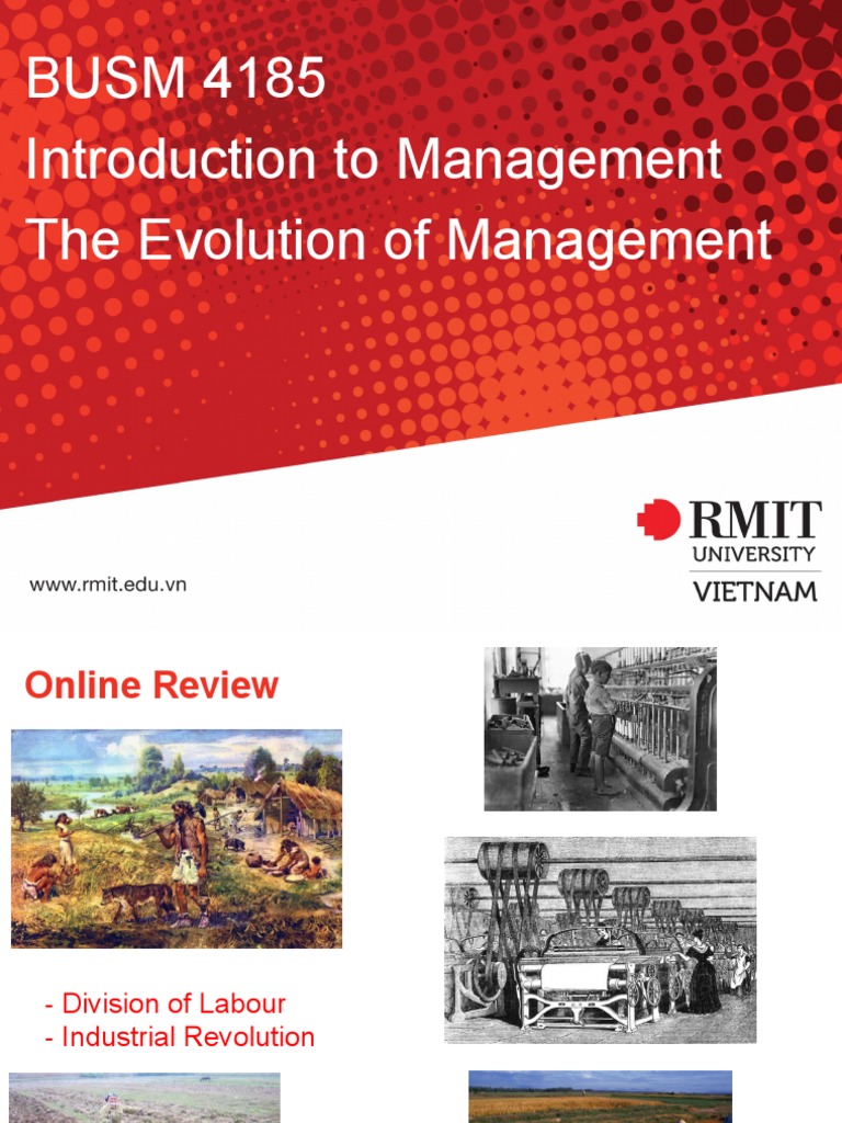 Evolution of Management | PDF | Economies | Business