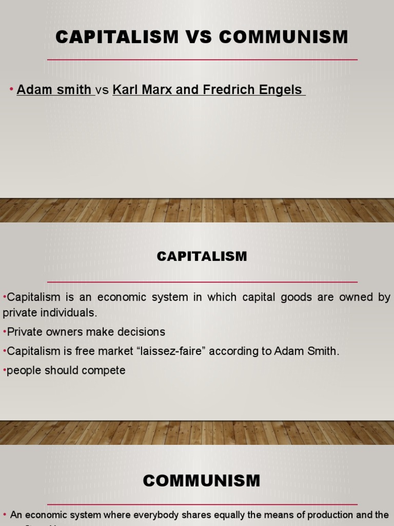Capitalism vs Communism: Key Differences | PDF | Economic System ...