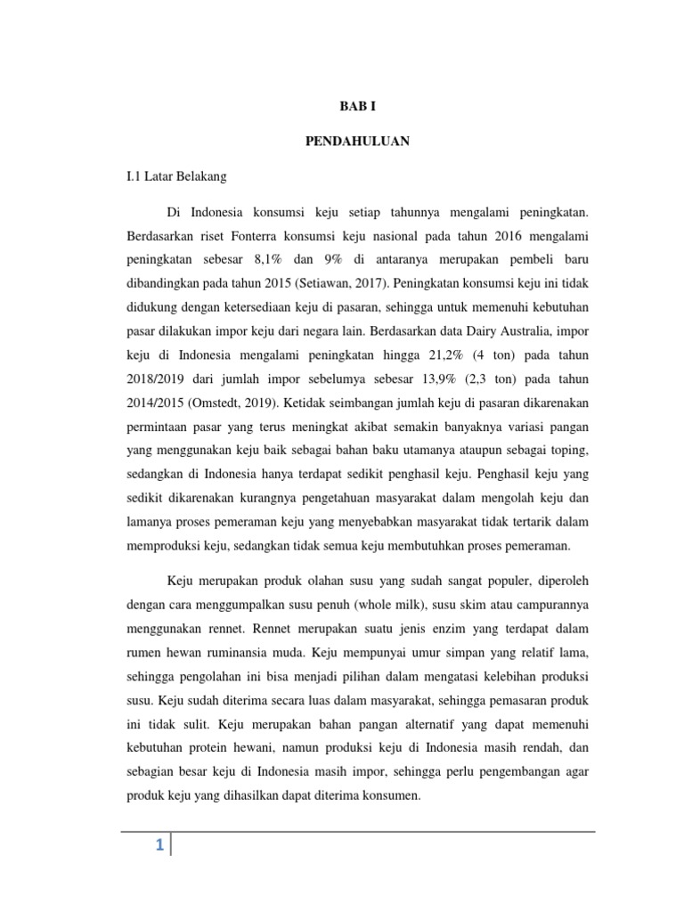 Penggunaan Enzim Rennet Dan Bakteri Lactobacillus Plantarum Yn 1 | PDF ...