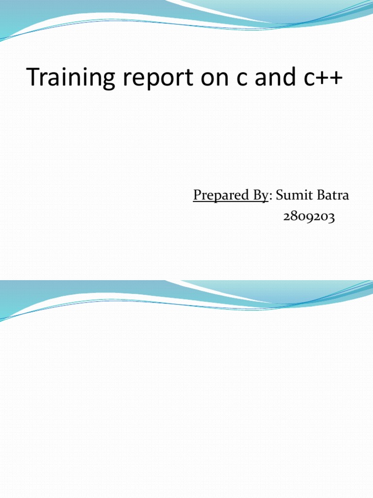 C and C Report | PDF | Pointer (Computer Programming) | Subroutine
