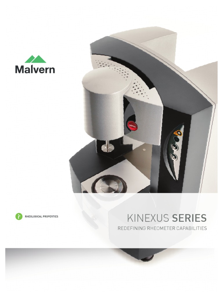Kinexus Series: Redefining Rheometer Capabilities | PDF | Rheology ...