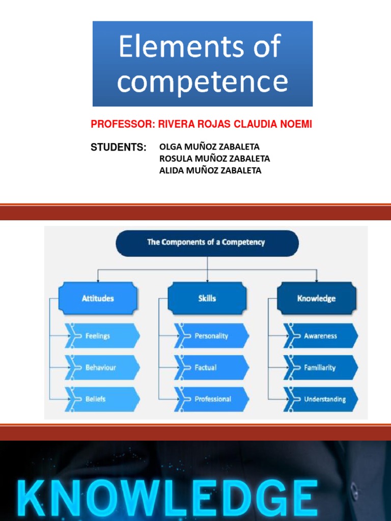 Competence Elements | PDF