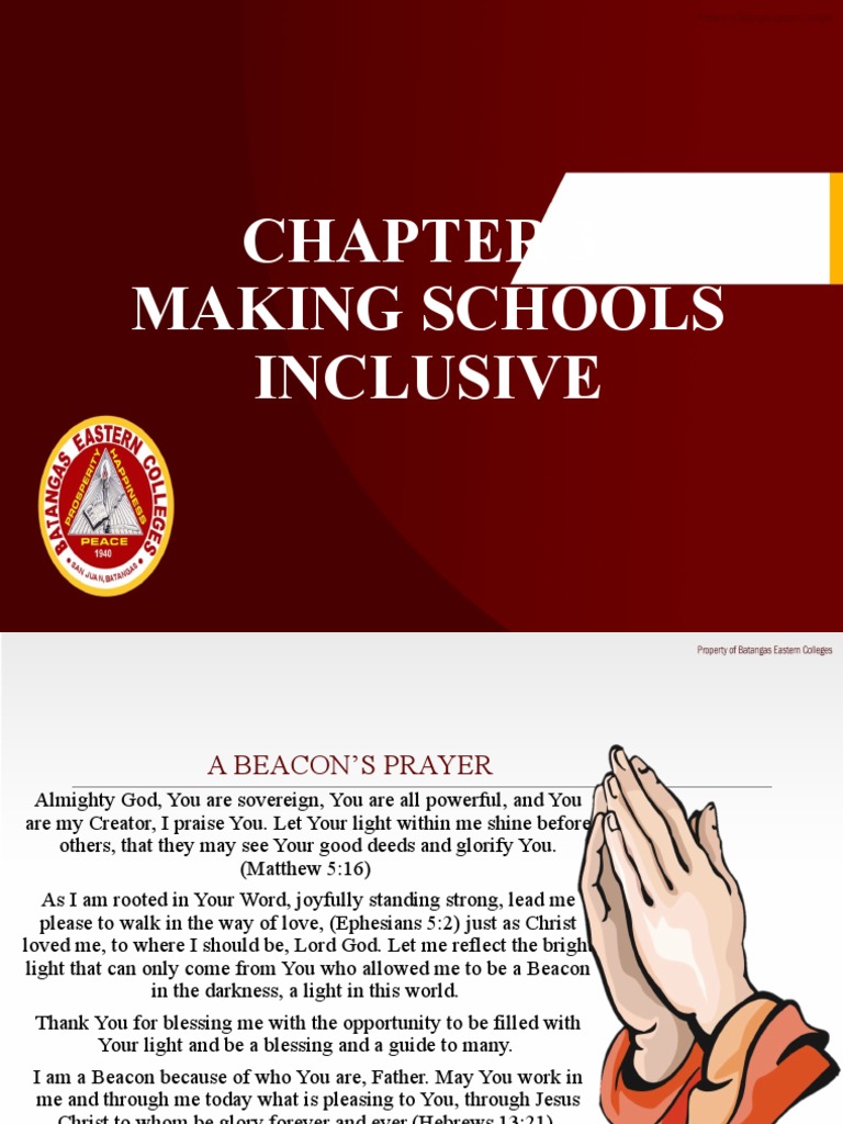 Chapter # | PDF | Inclusion (Education) | Special Education