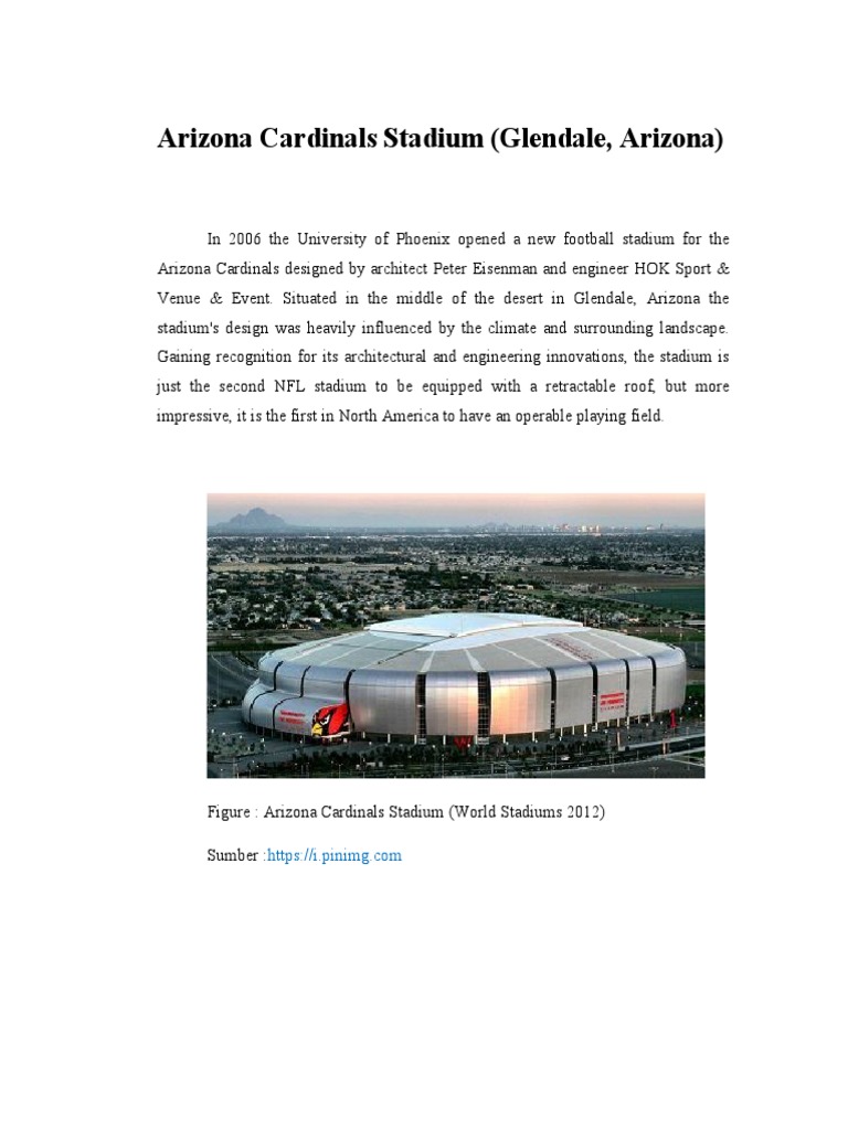 Arizona Cardinals Stadium Overview | PDF | Truss | Arizona