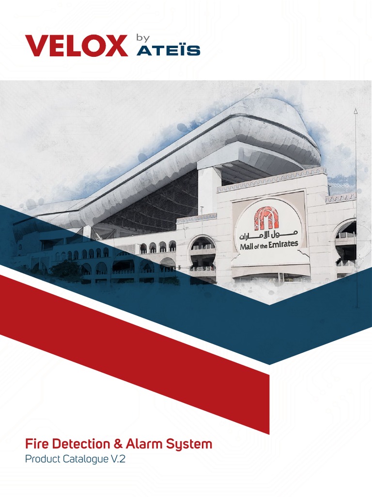 VELOX Fire Alarm Catalogue | PDF | Battery Charger | Cloud Computing