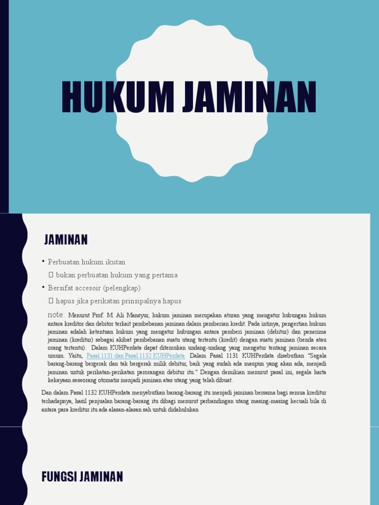 Hukum Jaminan | PDF
