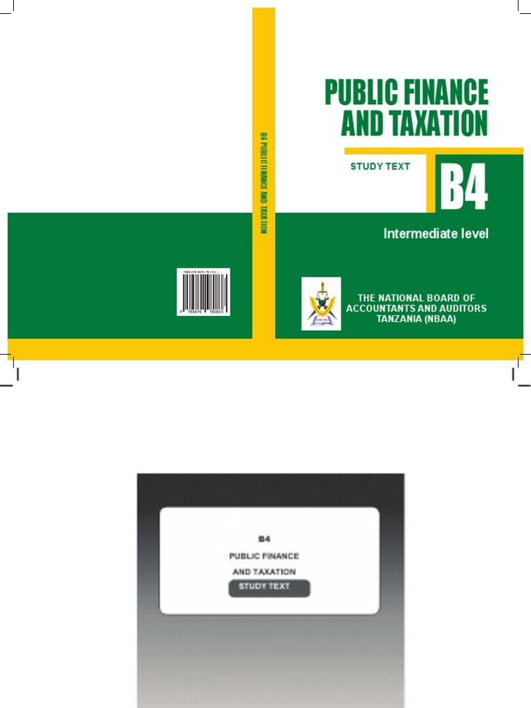 Public Finance and Taxation: Intermediate Level | PDF | Public Finance ...