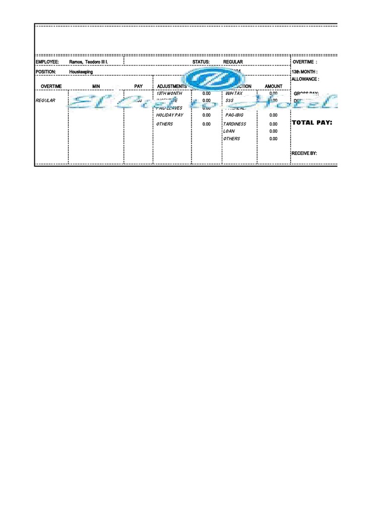 DepEd Payslip Sample 2024 | PDF