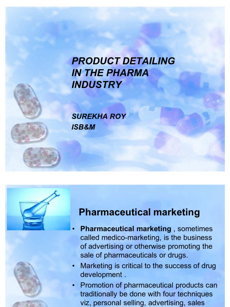 Medical Representative Detailing Guide | PDF | Pharmaceutical Industry ...