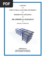 STRUCTURAL DESIGN Report | PDF | Structural Load | Bending