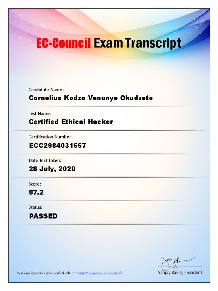 ECC ExamTranscript | PDF