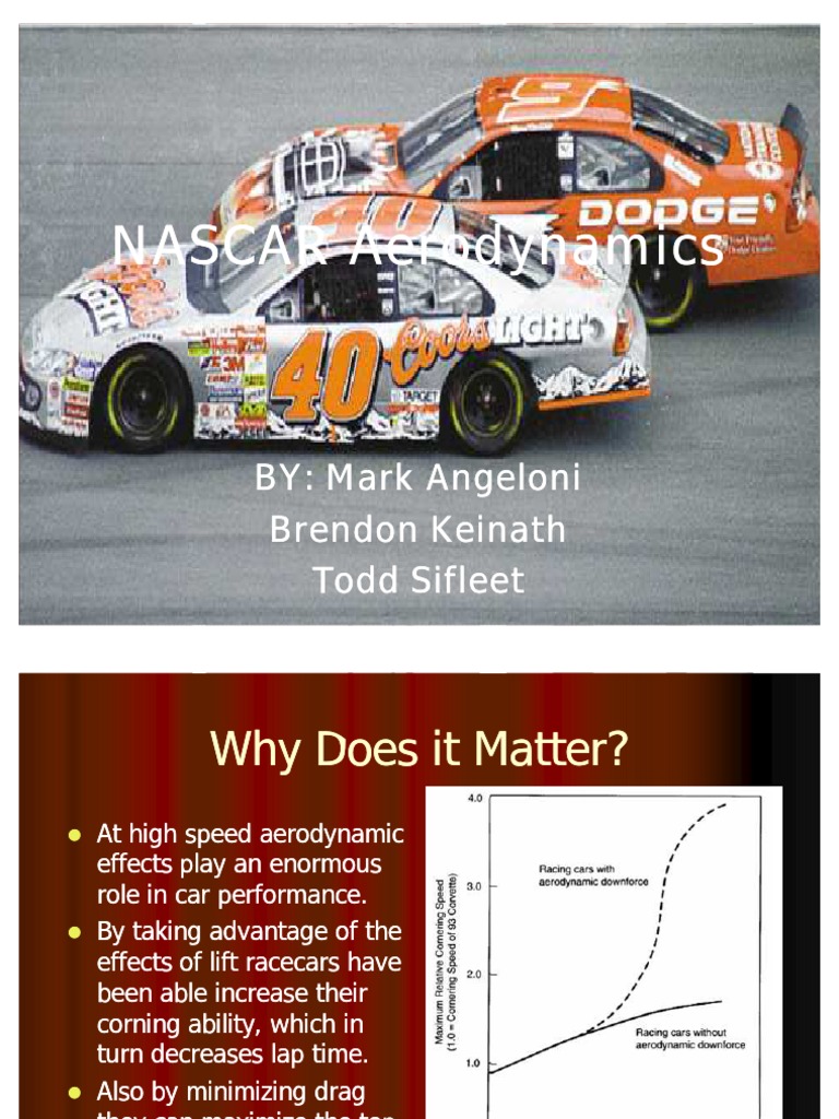 NASCAR+Aerodynamics[1] | Wind Tunnel | Drag (Physics)