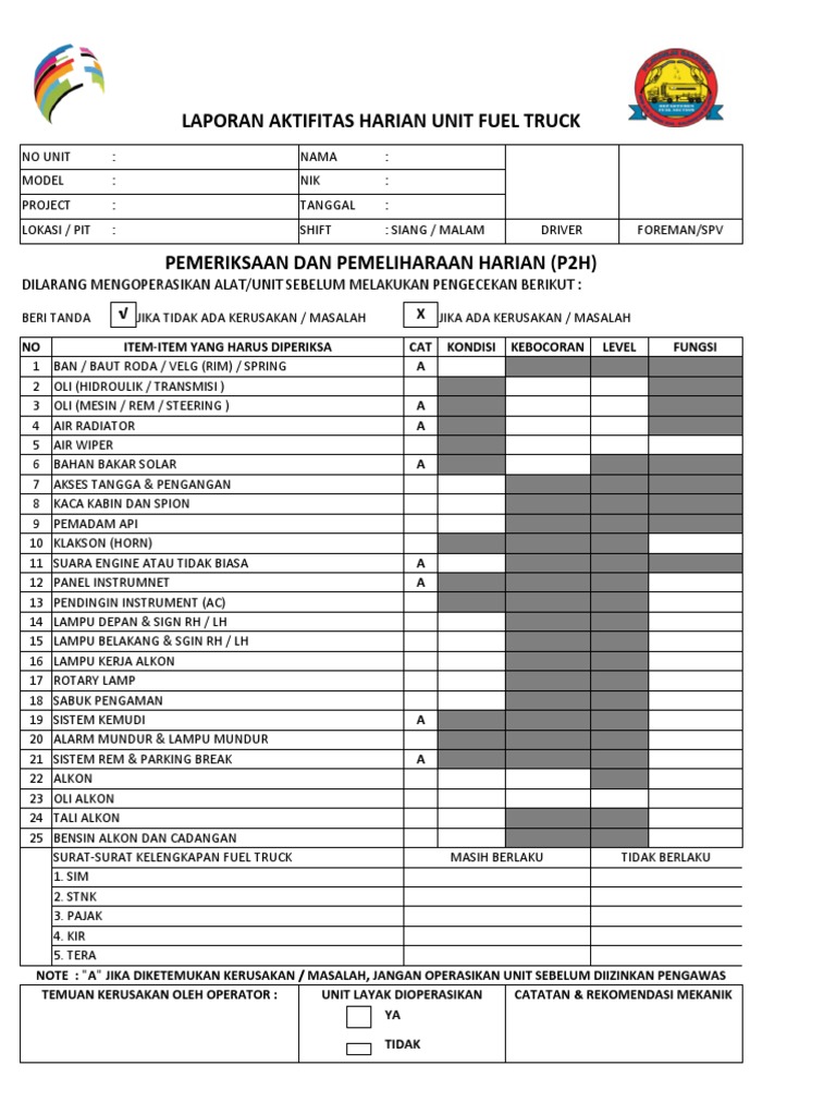 Form P2H FT-DRIVER | PDF