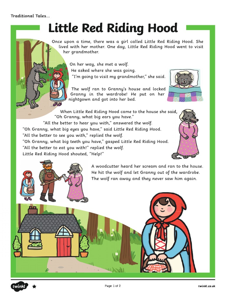Little Red Riding Hood Woodcutter