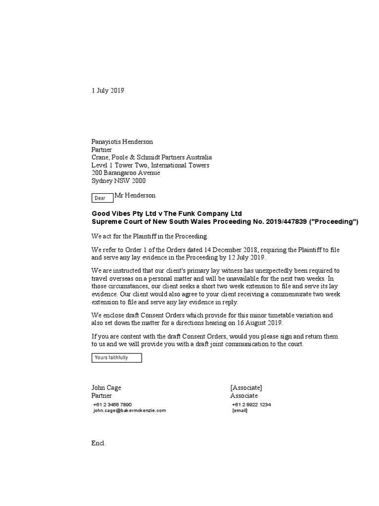 How To Draft Sample Letter-B&M | PDF