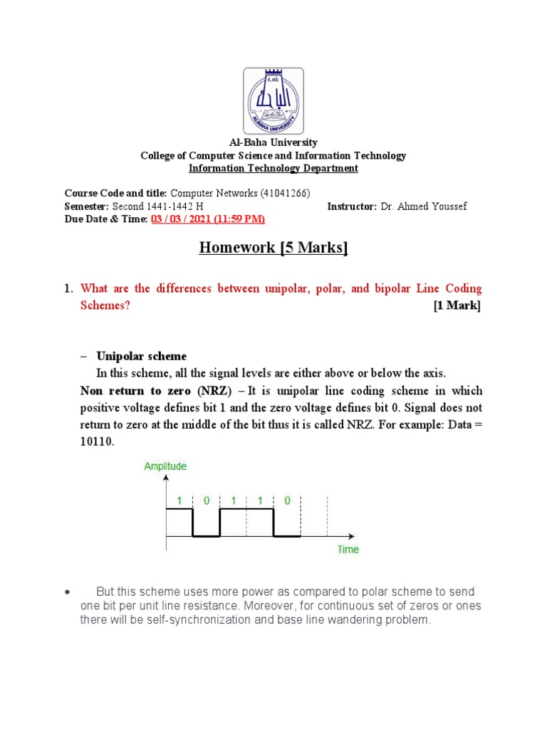 Homework (5 Marks) | PDF