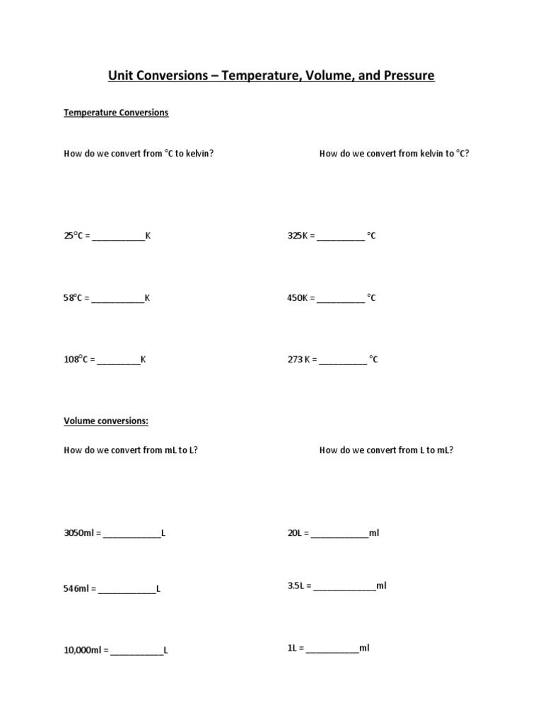 Unit Conversions Notes and Practice | PDF