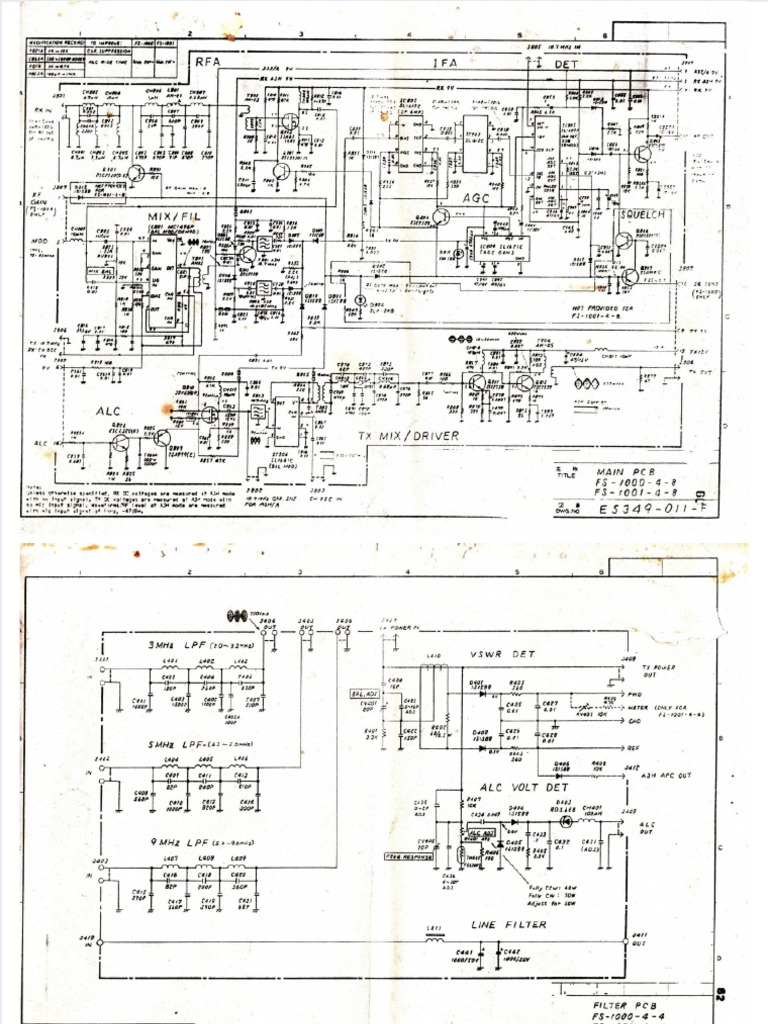 Furuno FS 1000 Schematic Diagram | PDF