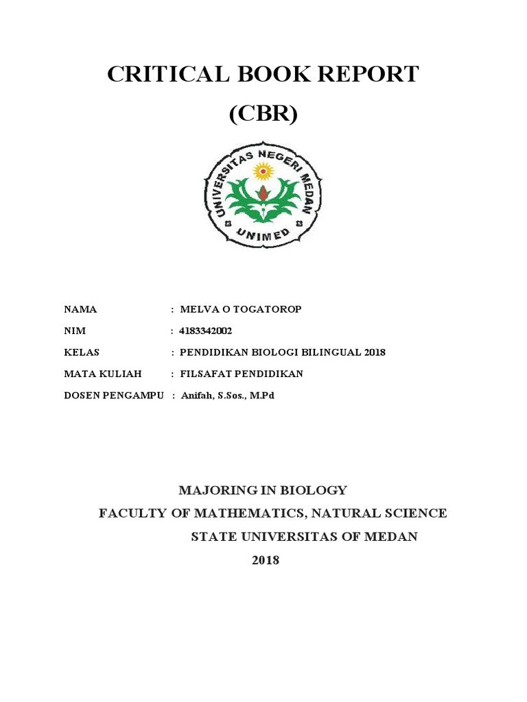 CBR FILSAFAT PENDIDIKAN Contoh | PDF