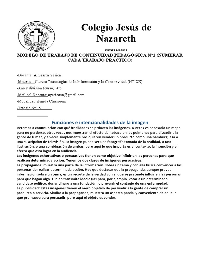 TP 5 Nticx | PDF | Propaganda | Publicidad