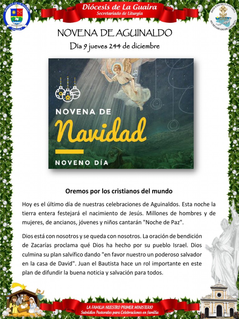 Novena de Aguinaldo: Día 9 | PDF | Oración | Cristo (título)