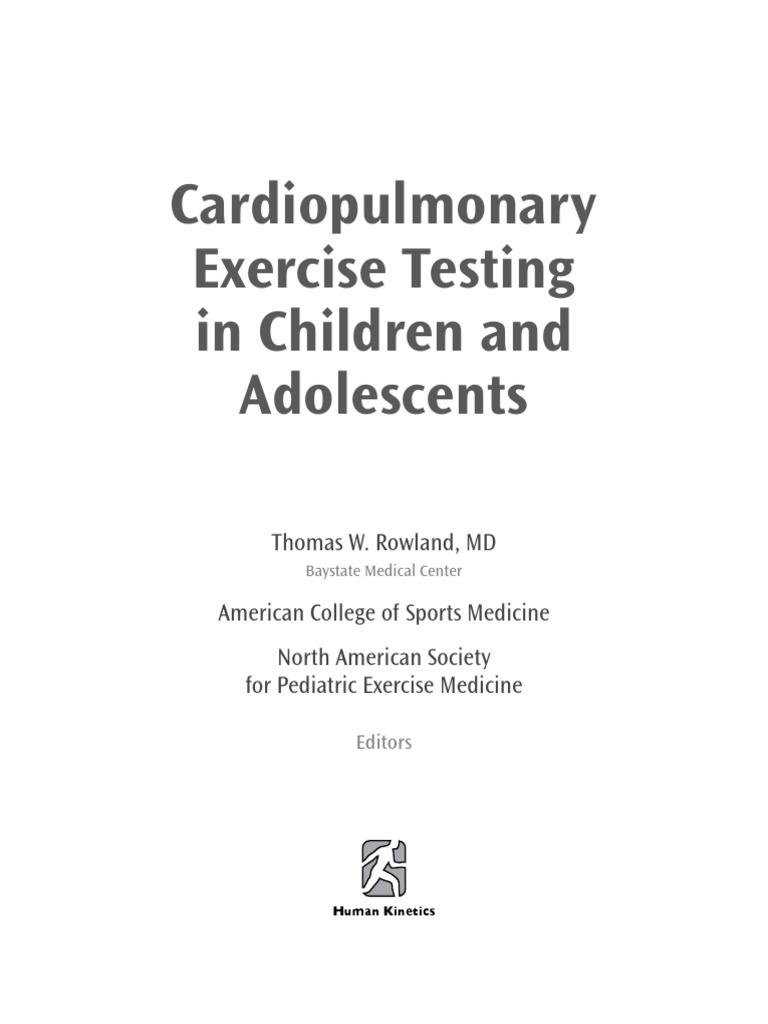 Cardio Exercise Testing in Children and Adolecents | PDF | Heart ...