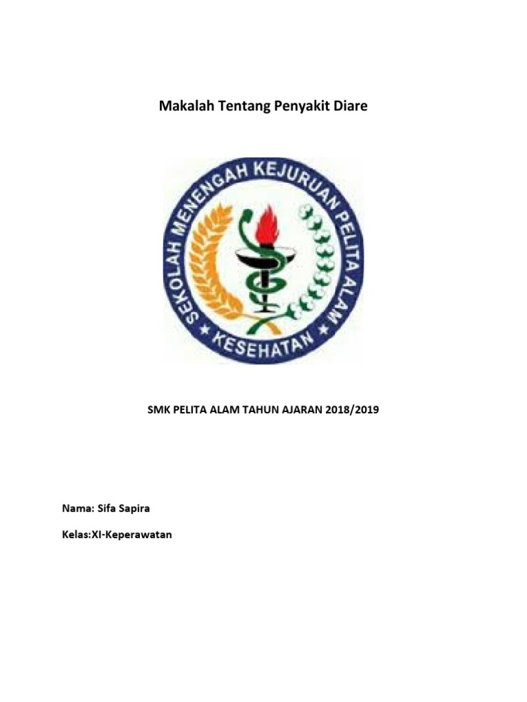 Makalah Tentang Penyakit Diare | PDF