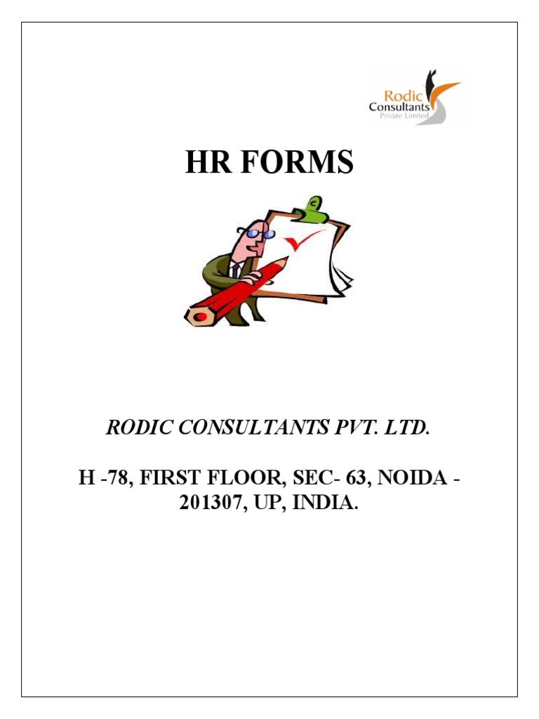 HR Forms - Rodic Consultants | PDF