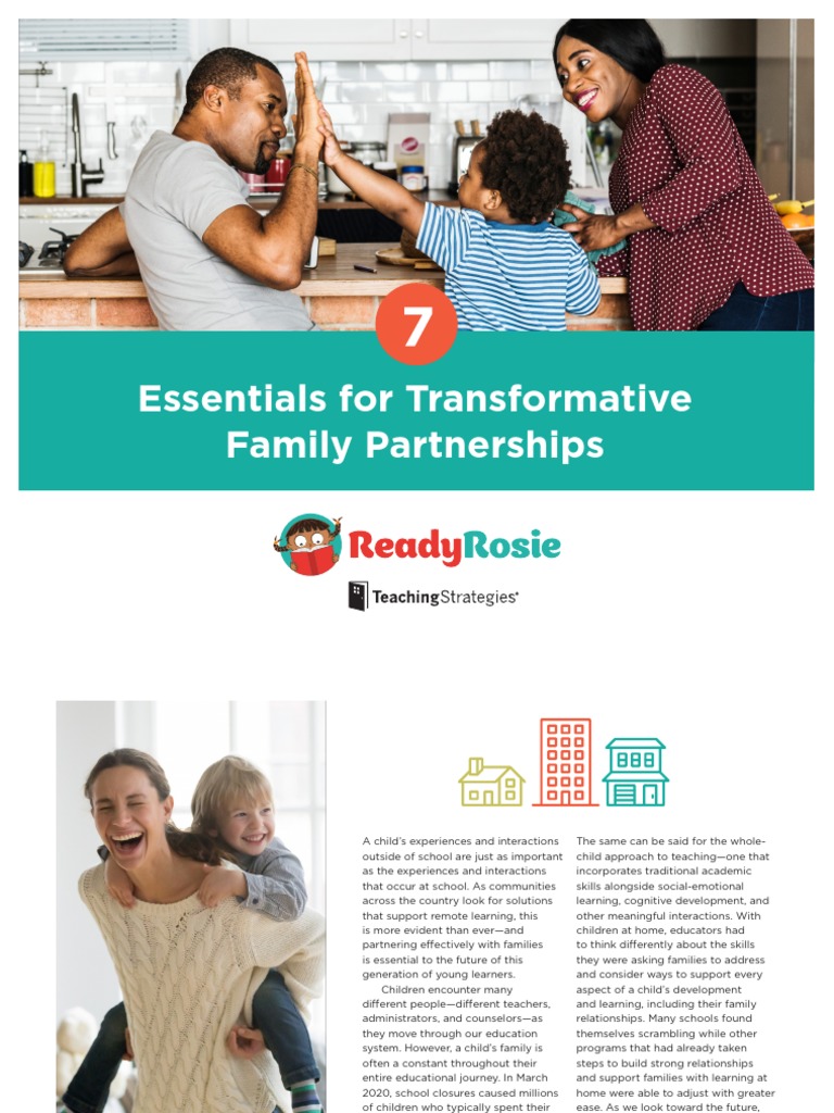 7 Essentials For Transformative Family Partnerships ReadyRosie 2020 ...