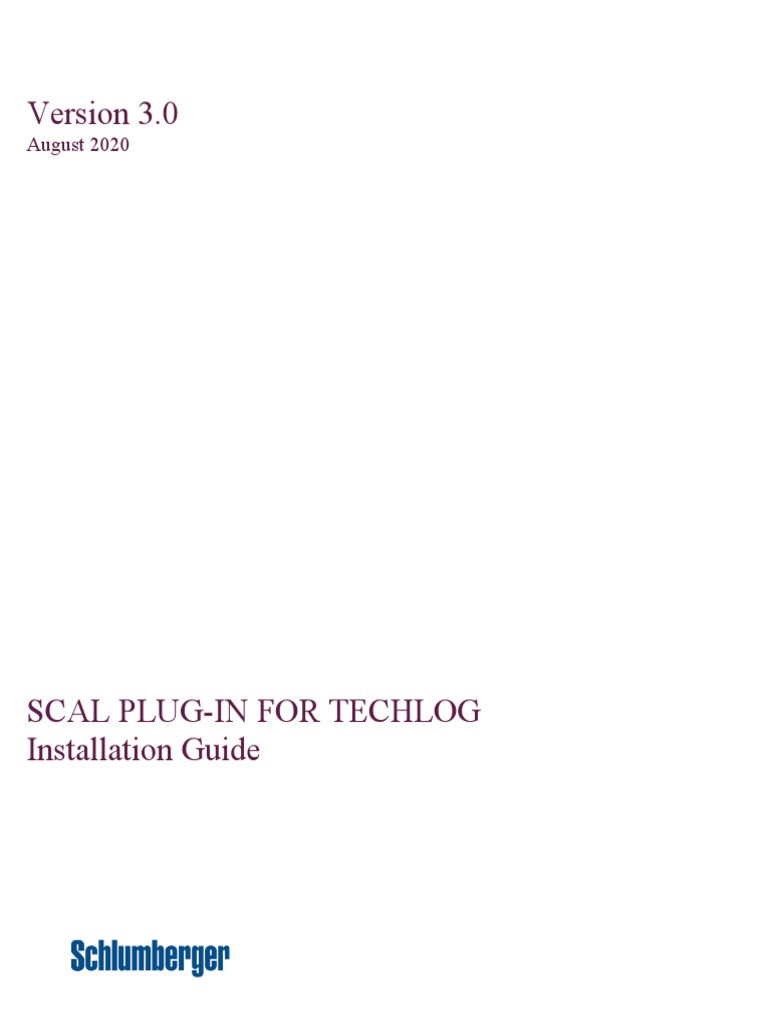 SCAL Plug-In Installation Guide | PDF | Documentation | Installation (Computer Programs)