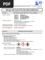 4 - Ficha de Seguridad ACEITE HIDRAULICO (Sga) | PDF