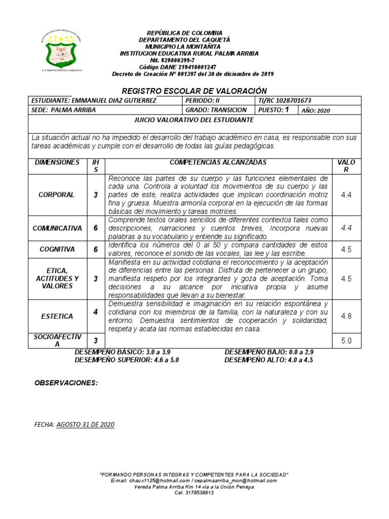Boletin Preescolar Nuevo2020 | PDF | Educación de la primera infancia ...