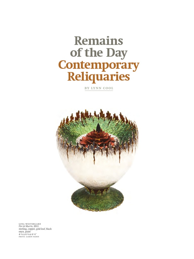 Cool Contemporary Reliquaries Metalsmith v34 No5 4 | PDF | Relic | Jewelry