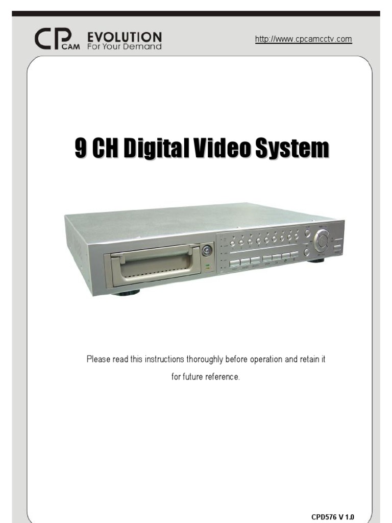 AVTech Manual English CPD576W AVC776 V1.0 | PDF | Hard Disk Drive ...