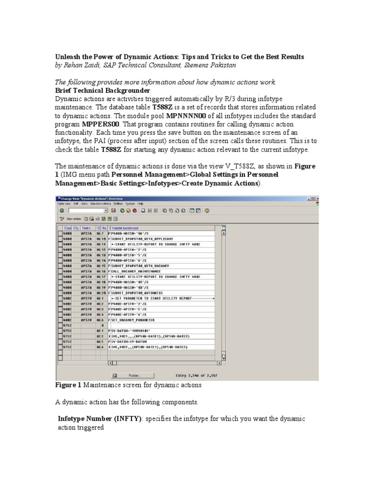 Dynamic Actions | PDF | Subroutine | Areas Of Computer Science
