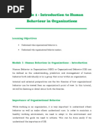 Organizational Behaviour: 10th Edition Overview | PDF | Leadership ...