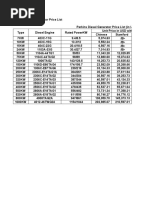 Diesel Generator Fuel Consumption Chart in Litres PDF | PDF | Fuel ...