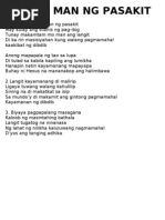 Mass Songs For Lent - Tagalog | PDF