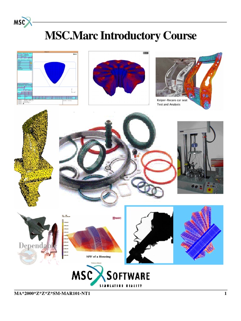 MSC Marc Course | PDF | Finite Element Method | Nonlinear System