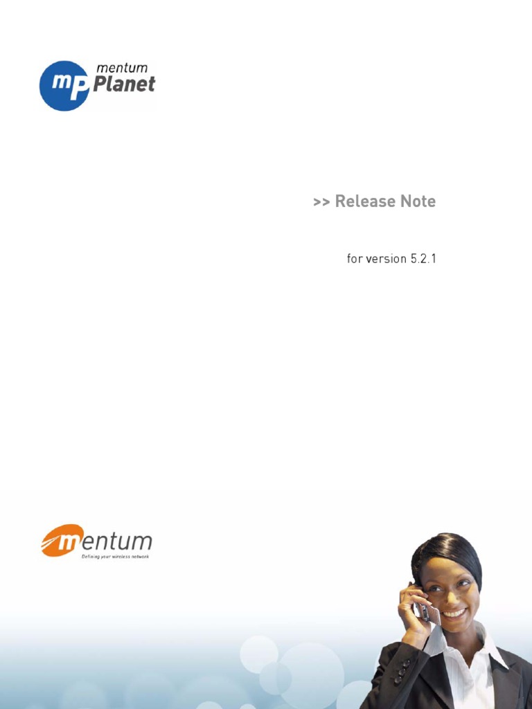 Mentum Planet Release Note | PDF | Mimo | Wi Max