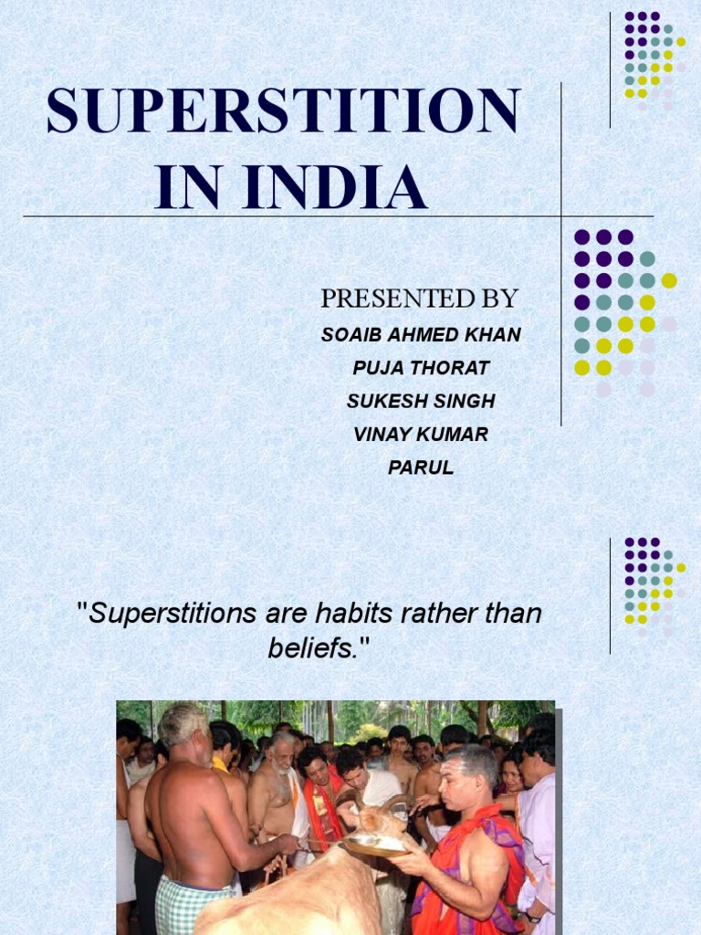 Superstition in India | PDF | Superstitions | Propositional Attitudes