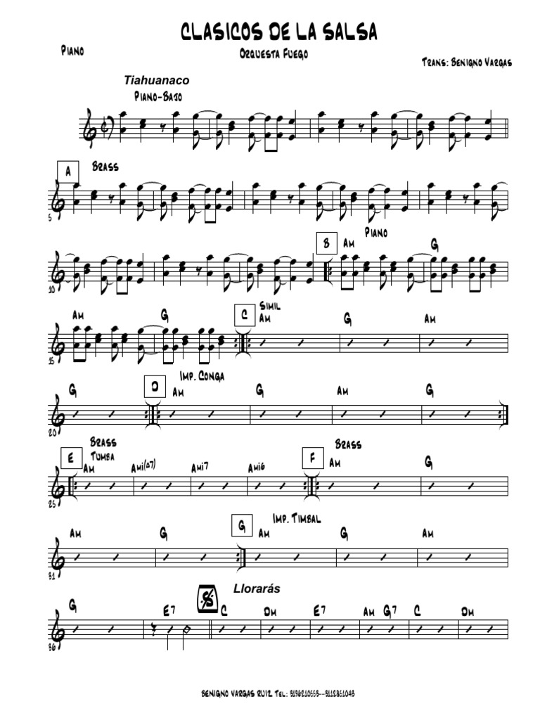 Clasicos de La Salsa (Salsa) (Fuego) | PDF | Entretenimiento (general ...