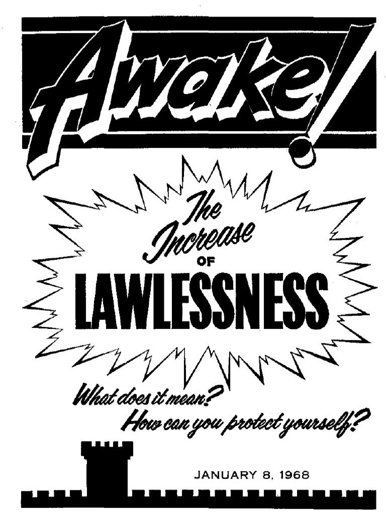1968 - Awake | PDF | Juvenile Delinquency | Crime & Violence