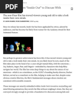 Inside Out Worksheet | PDF | Emotions | Emotional Intelligence